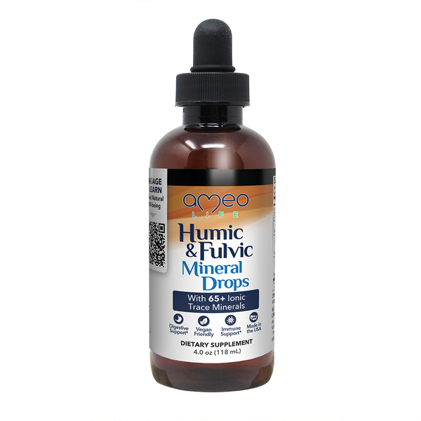 Humic & Fulvic Mineral Drops - 4 oz. - Ameo Life
