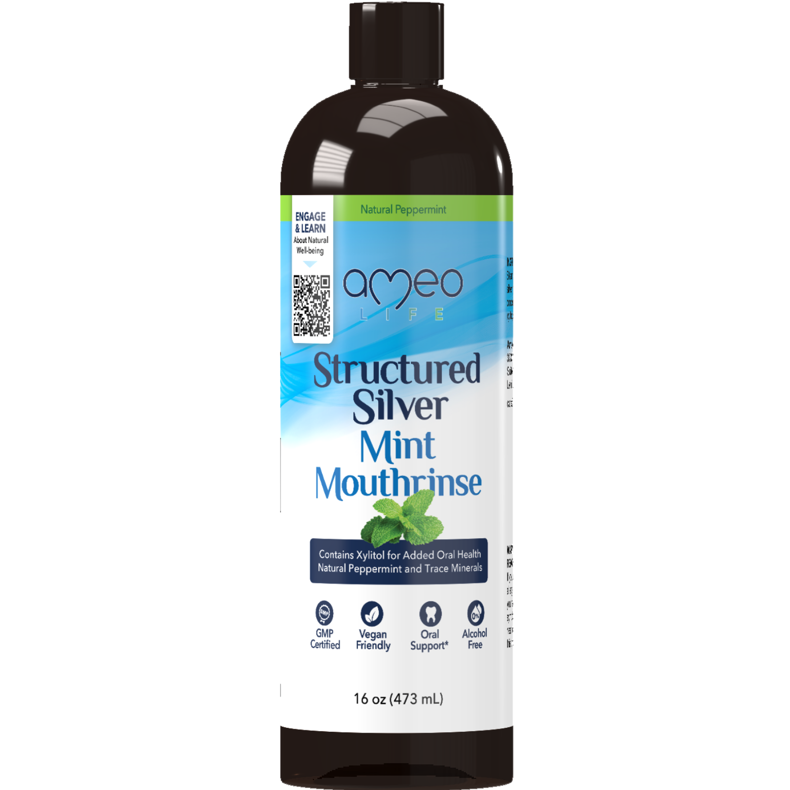 Silver Peppermint Mouthrinse - Ameo Life