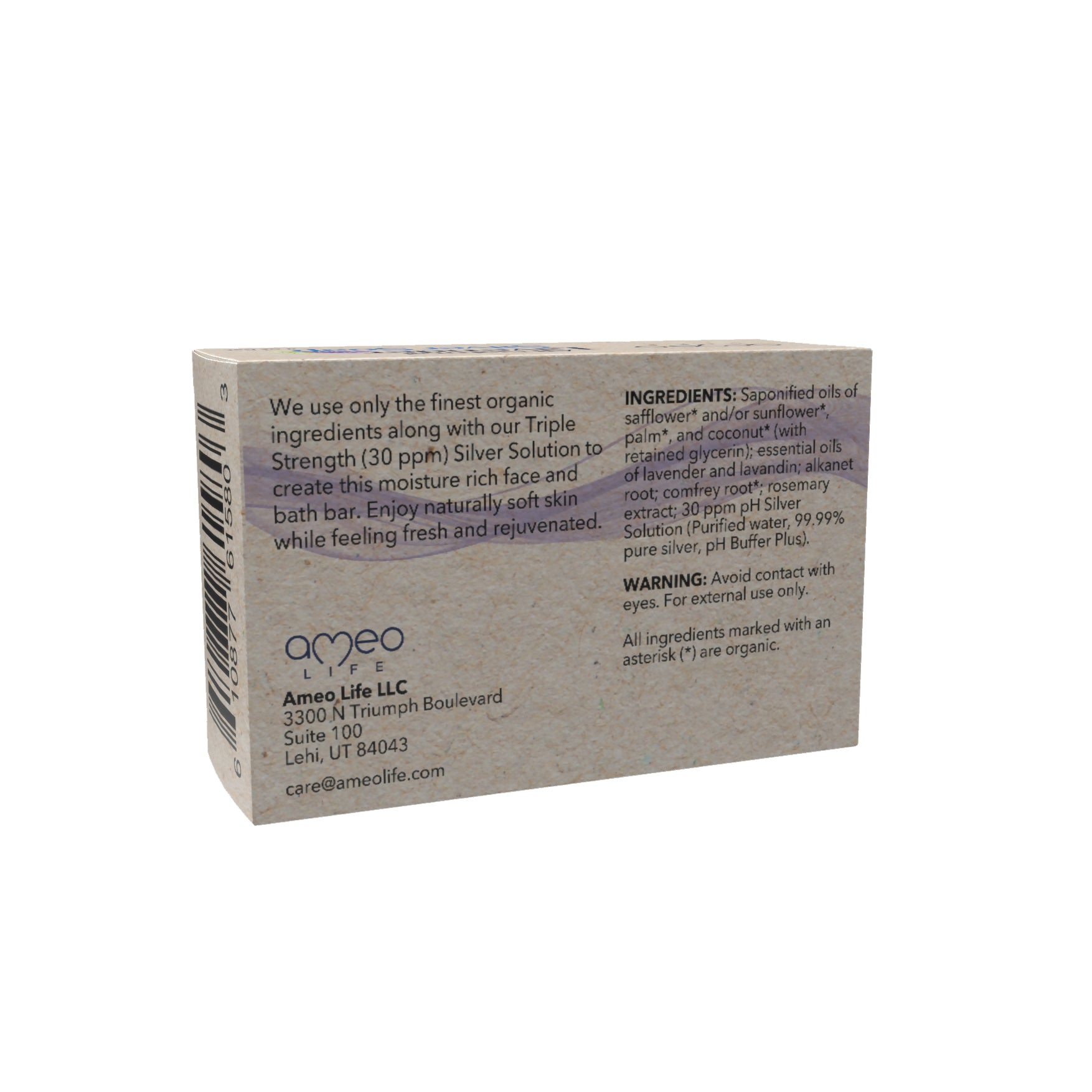 Lavender Silver Soap - Ameo Life