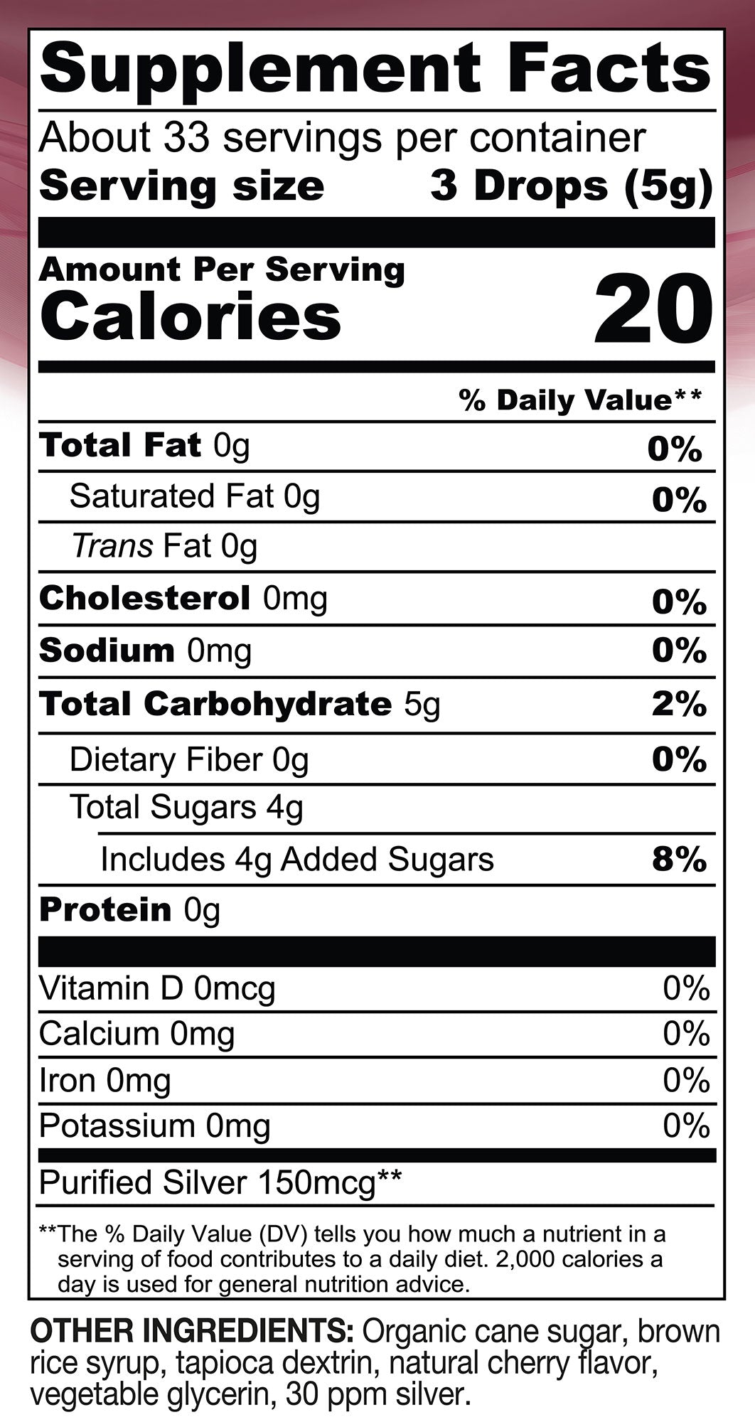 Cherry Silver Soothing Drops - Ameo Life