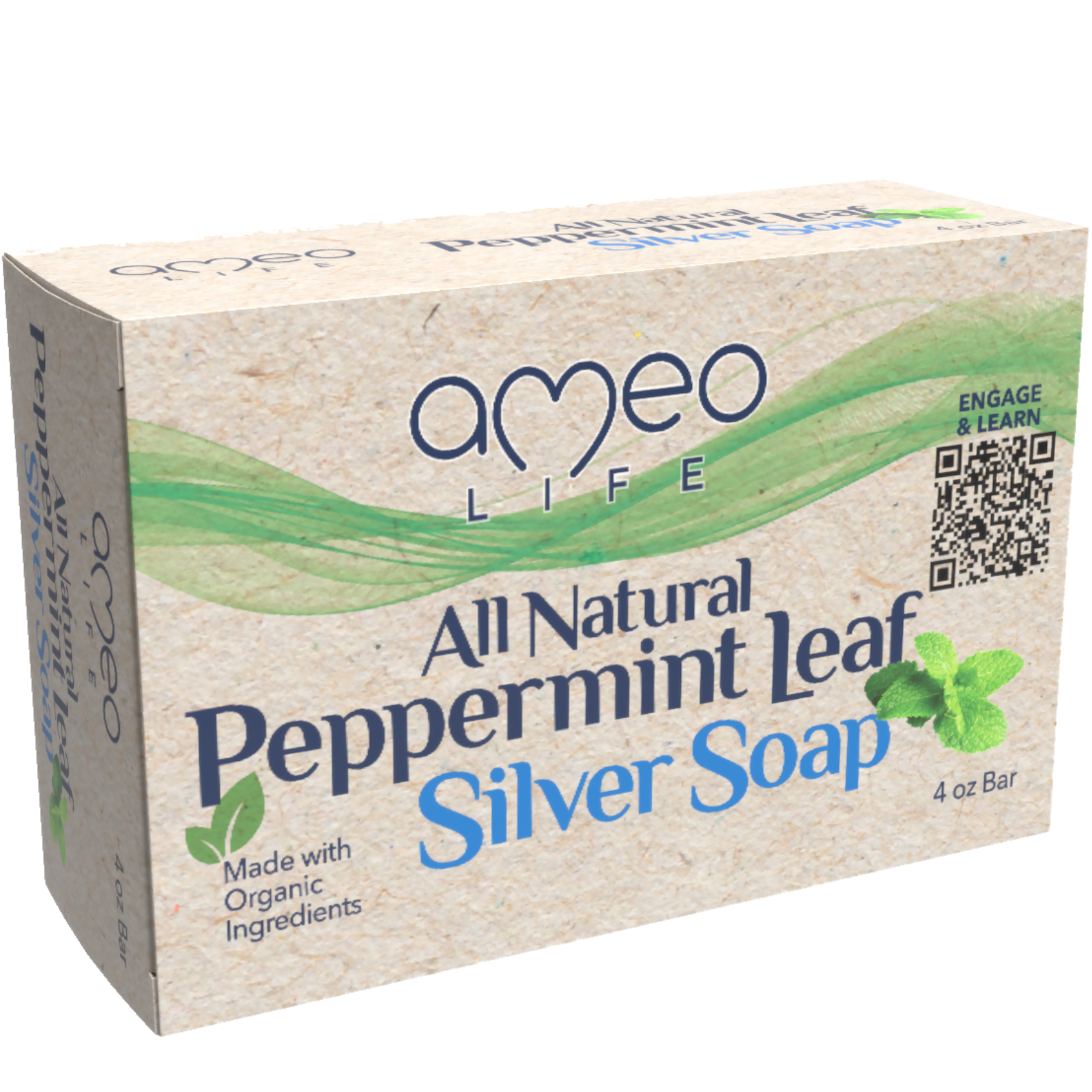 Peppermint Silver Soap - Ameo Life
